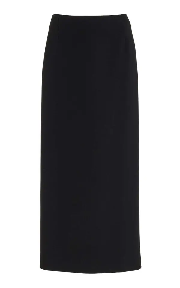 Gabriela Hearst Manuela Midi Skirt In Virgin Wool Crepe