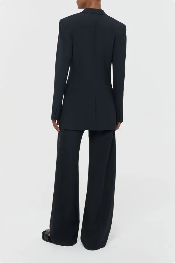 Gabriela Hearst Orren Blazer In Silk Wool Cady
