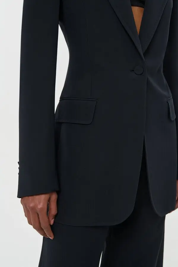 Gabriela Hearst Orren Blazer In Silk Wool Cady