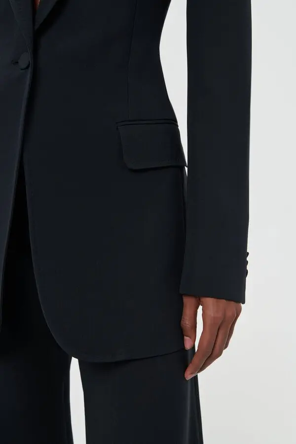 Gabriela Hearst Orren Blazer In Silk Wool Cady