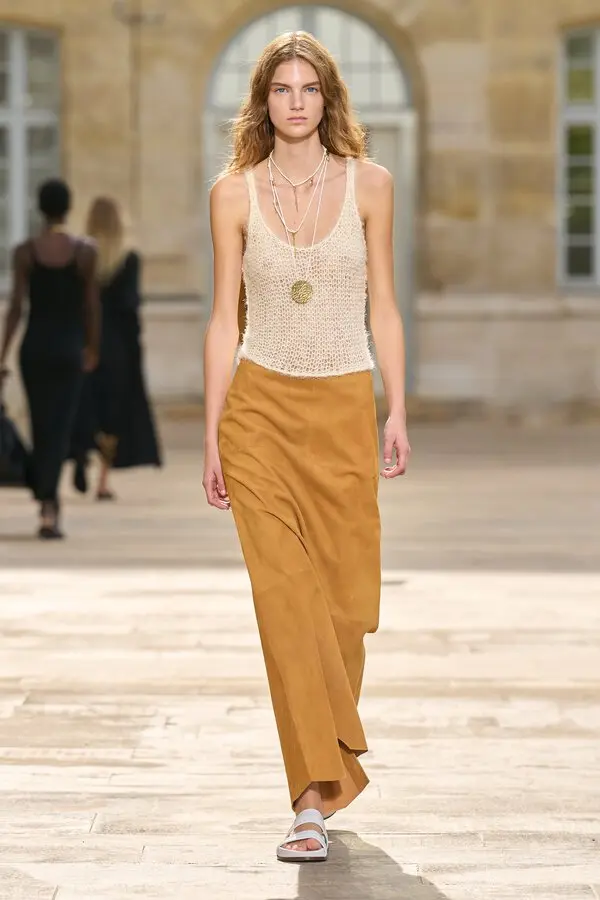 Gabriela Hearst Talor Raw Cut Maxi Skirt