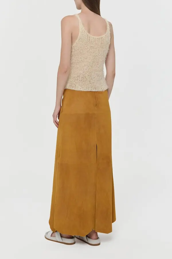 Gabriela Hearst Talor Raw Cut Maxi Skirt