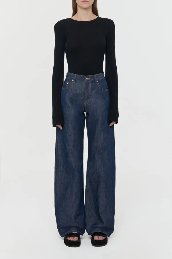 Gabriela Hearst Rafa Knit Top - Black