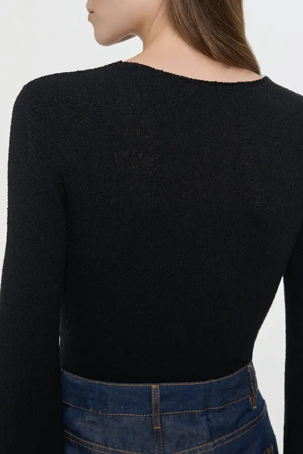 Gabriela Hearst Rafa Knit Top - Black