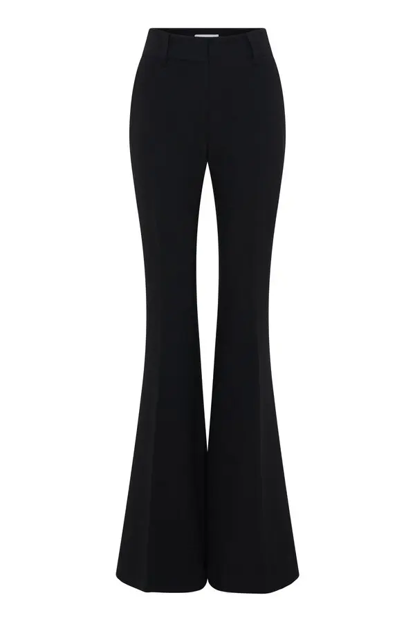 Gabriela Hearst Rhein Flare Pant In Virgin Wool Crepe