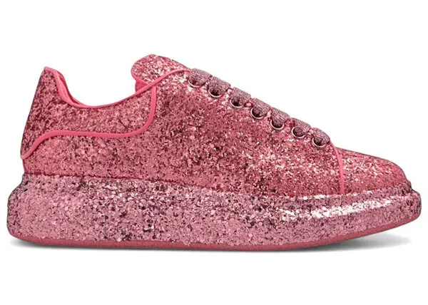 Alexander McQueen Oversized Glitter - Pink