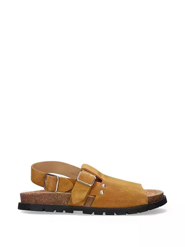 A.p.c. Noe Suede Sandals - Neutrals
