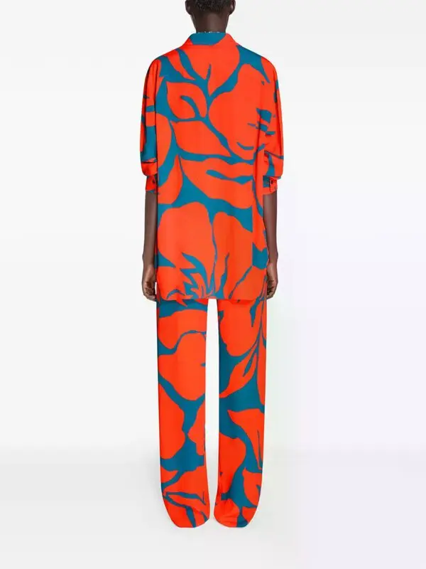 Dries Van Noten Floral-print Trousers
