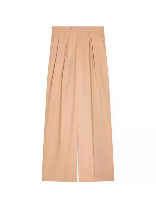 Dries Van Noten Pleated Cotton Poplin Trousers