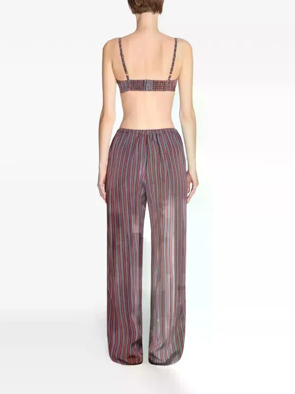 Dries Van Noten Elasticated Striped Trousers