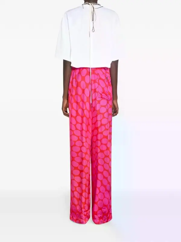 Dries Van Noten Pleated Printed Trousers