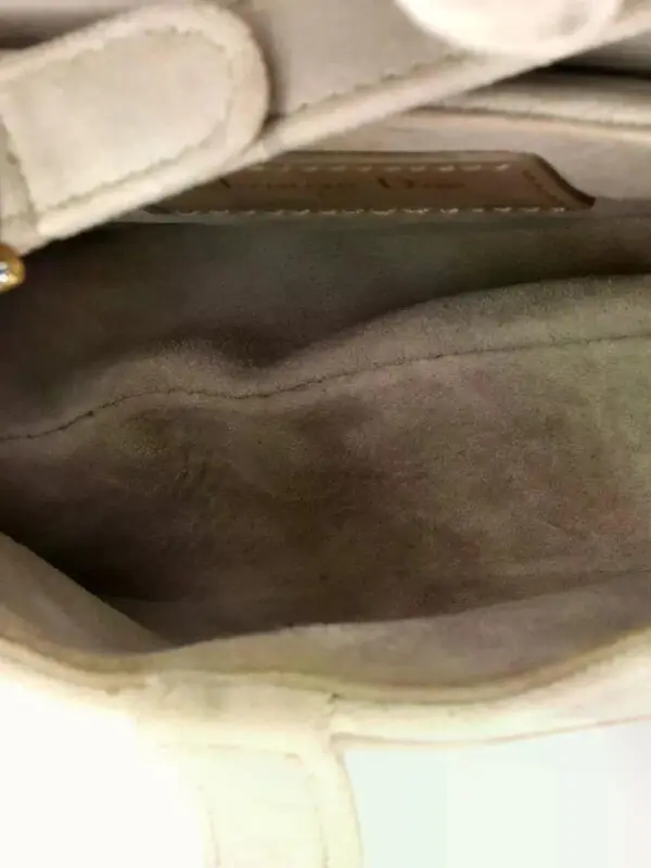 Dior Saddle Mini Shoulder Bag - Grey
