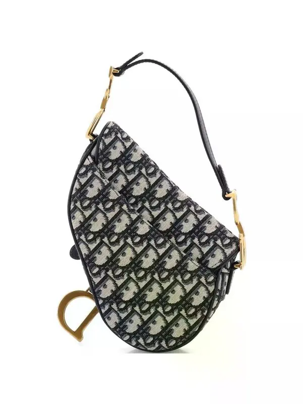 Dior Saddle Handbag Oblique Canvas Mini Shoulder Bag