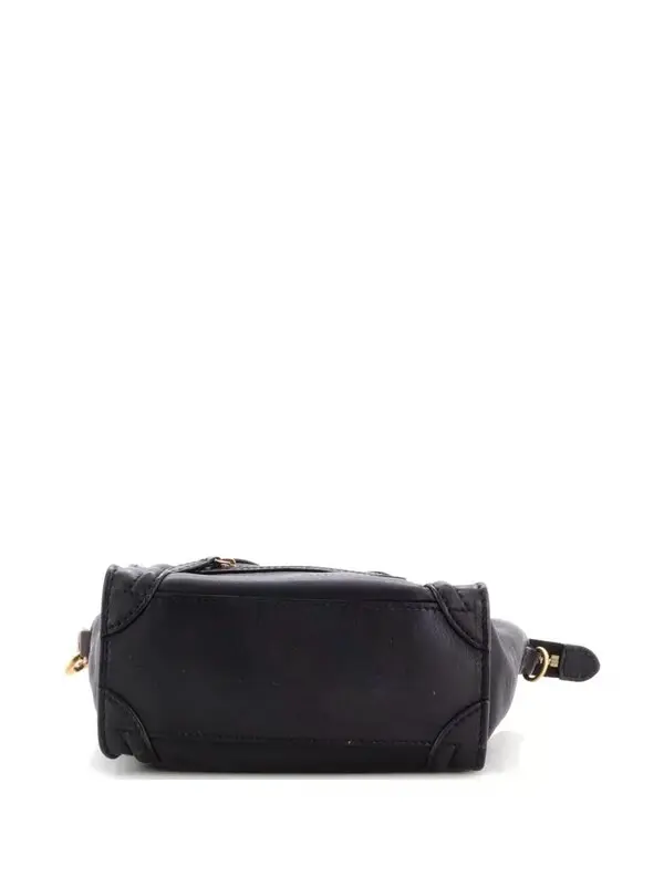 Celine Luggage Nano Crossbody Bag - Black