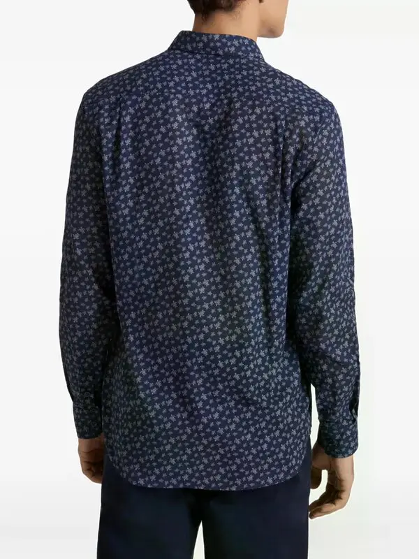 Vilebrequin Printed Cotton Shirt - Blue