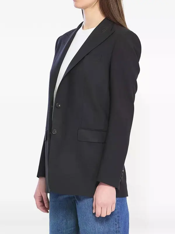 Tagliatore Peak-lapel Single-breasted Blazer