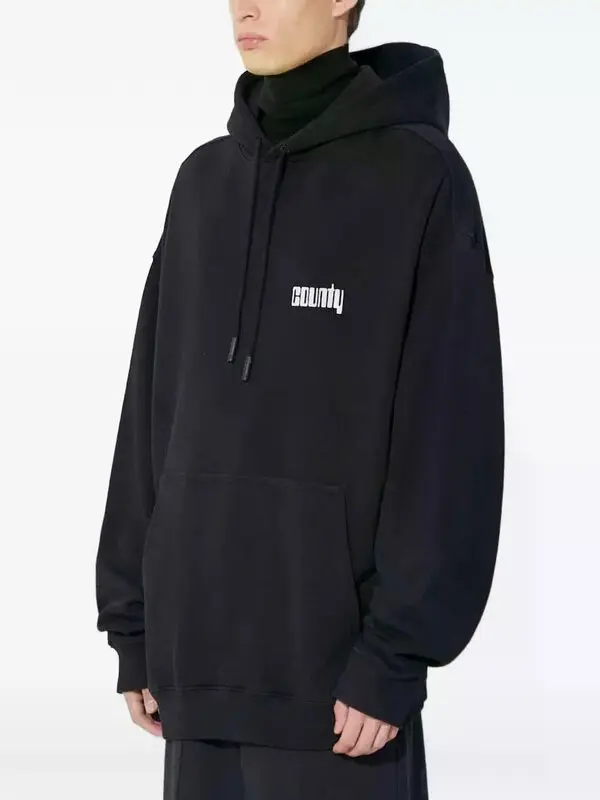 COUNTY OF MILAN Graphic Drawstring Hoodie