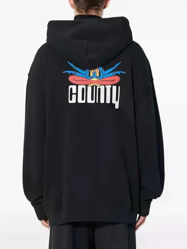 COUNTY OF MILAN Graphic Drawstring Hoodie