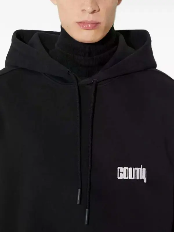 COUNTY OF MILAN Graphic Drawstring Hoodie