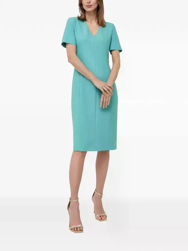 BOSS V-neck Panelled Dress