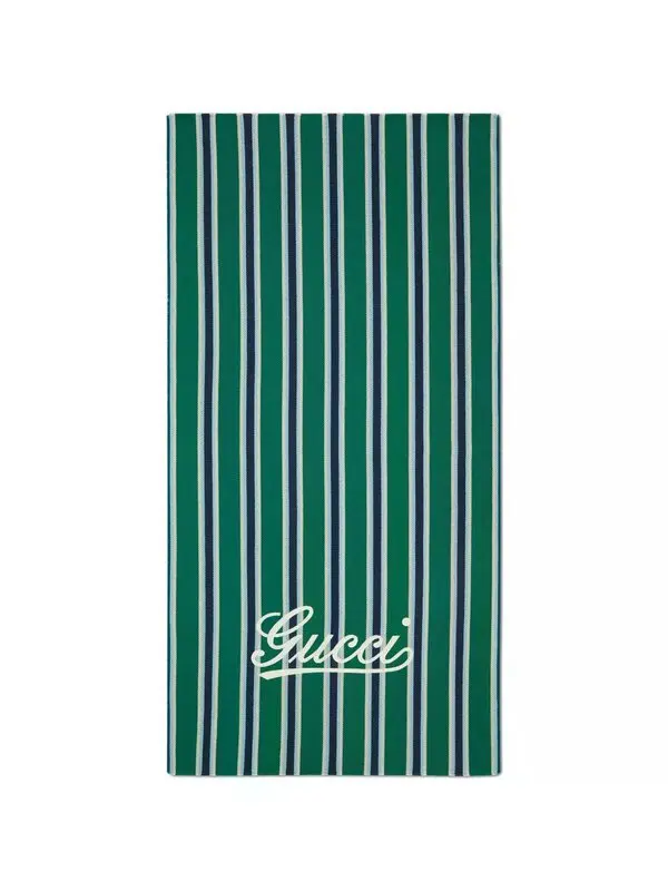 Gucci Striped Beach Towel