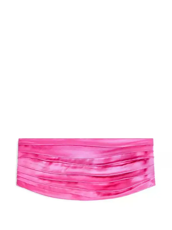 Dries Van Noten Satin Belt - Pink
