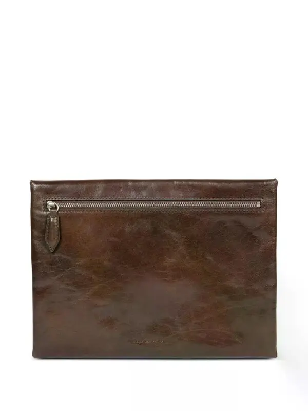 Dries Van Noten Leather Clutch