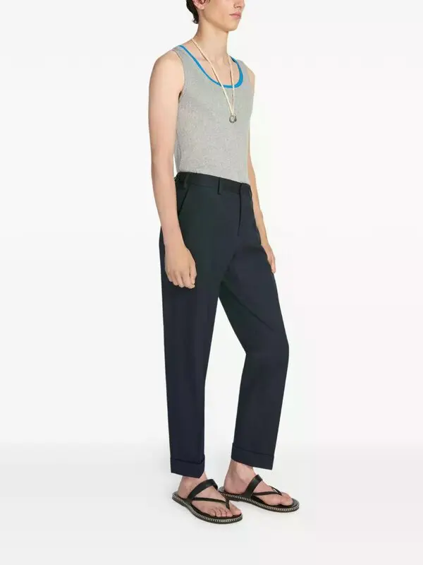 Dries Van Noten Cotton Tank Top - Grey