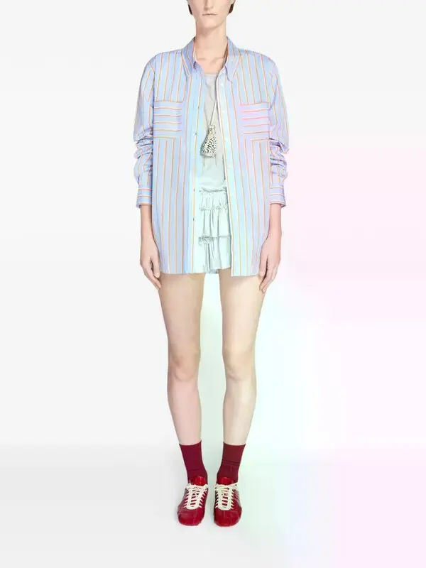 Dries Van Noten Striped Cotton Shirt
