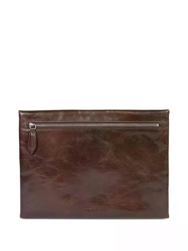 Dries Van Noten Leather Clutch