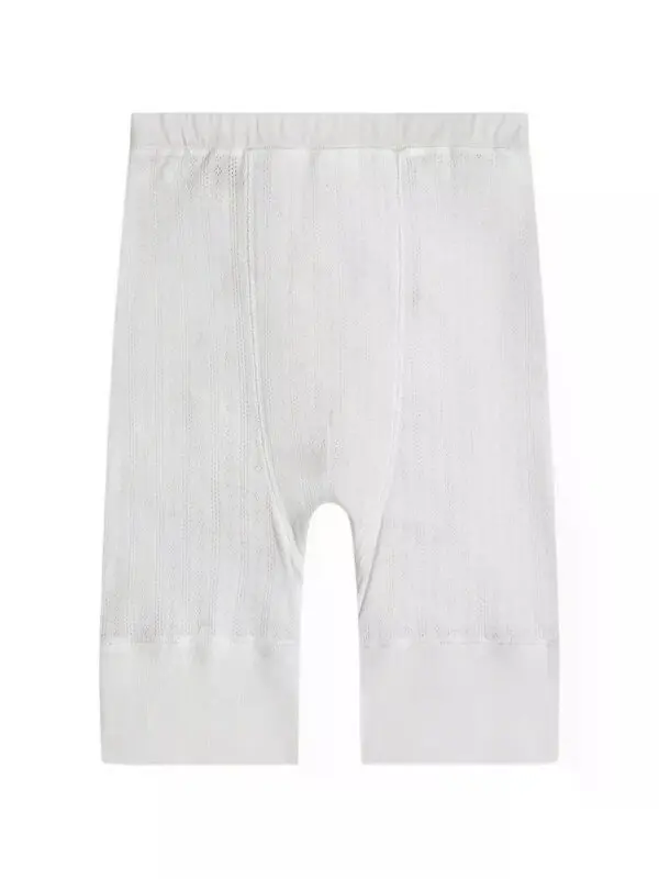 Dries Van Noten Cotton Knit Shorts - Grey