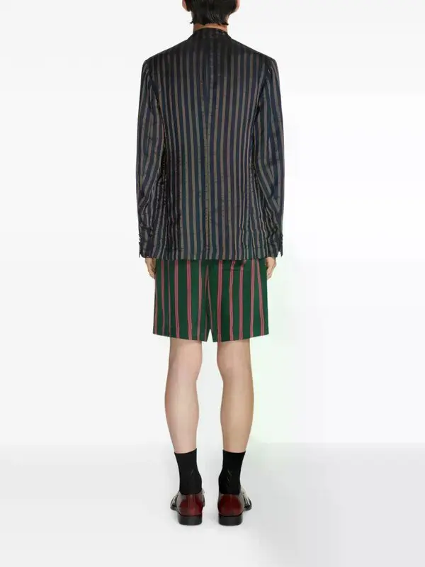 Dries Van Noten Striped Double-breasted Blazer