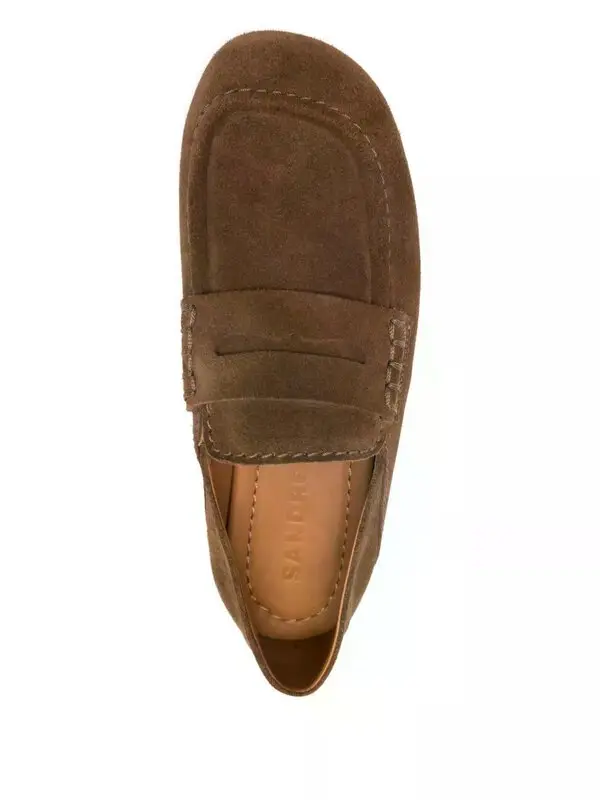 Sandro Suede Loafers