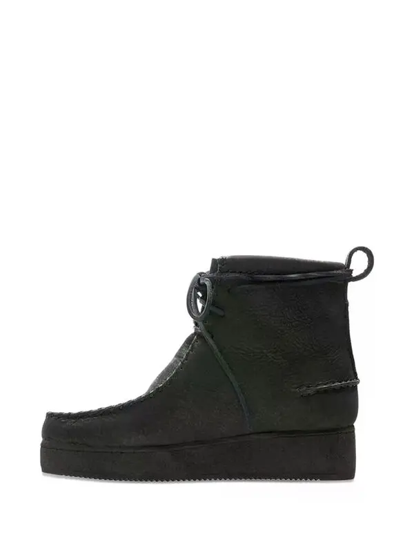 Clarks Lace-up Platform Shoes - Black