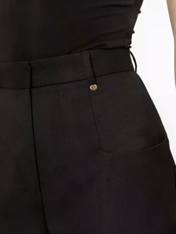 NISSA High-rise Wide-leg Palazzo Trousers