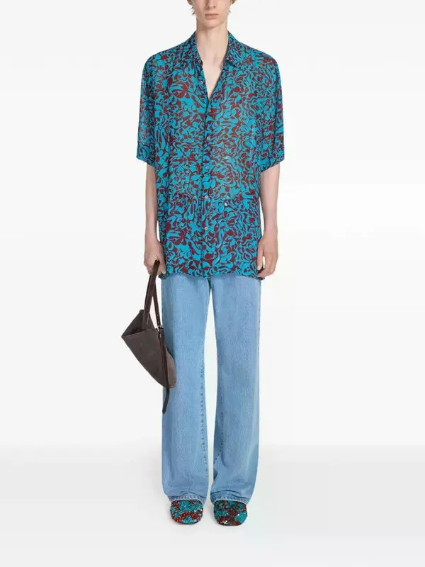 Dries Van Noten Sequin-embellished Slippers