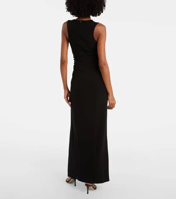 Sportmax Jersey Maxi Dress - Black