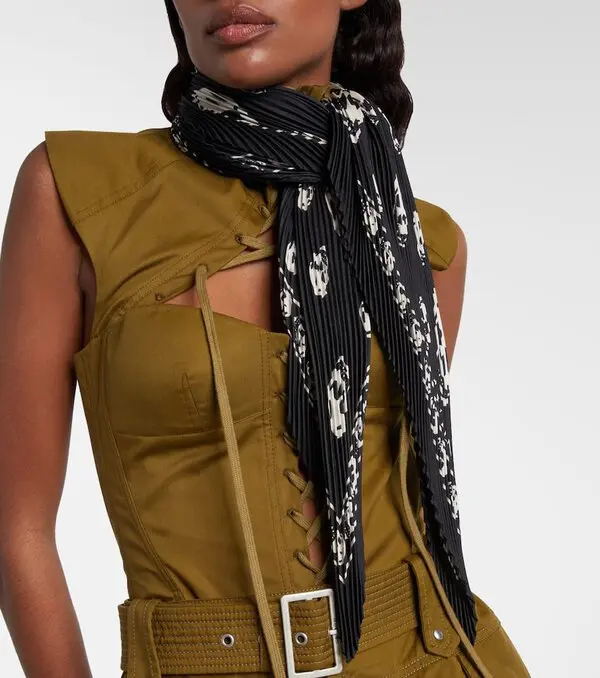 Alexander McQueen Skull Silk Scarf