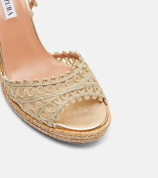AQUAZZURA Kahlo Espadrille Wedges