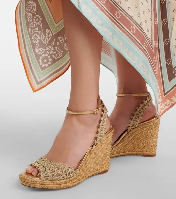 AQUAZZURA Kahlo Espadrille Wedges