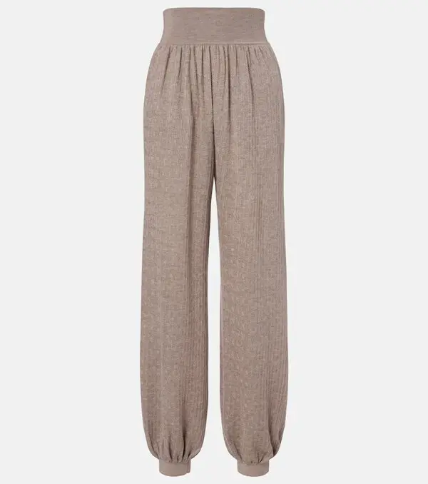 Loro Piana Cashmere And Silk Tapered Pants