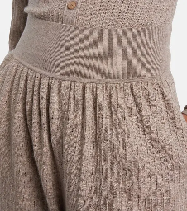 Loro Piana Cashmere And Silk Tapered Pants