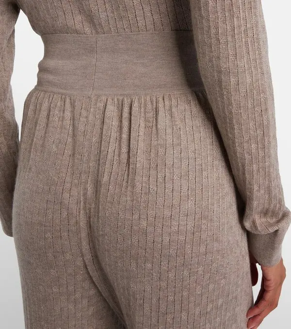 Loro Piana Cashmere And Silk Tapered Pants