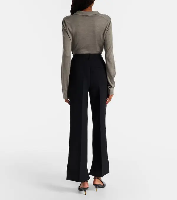 Khaite High-rise Flared Pants