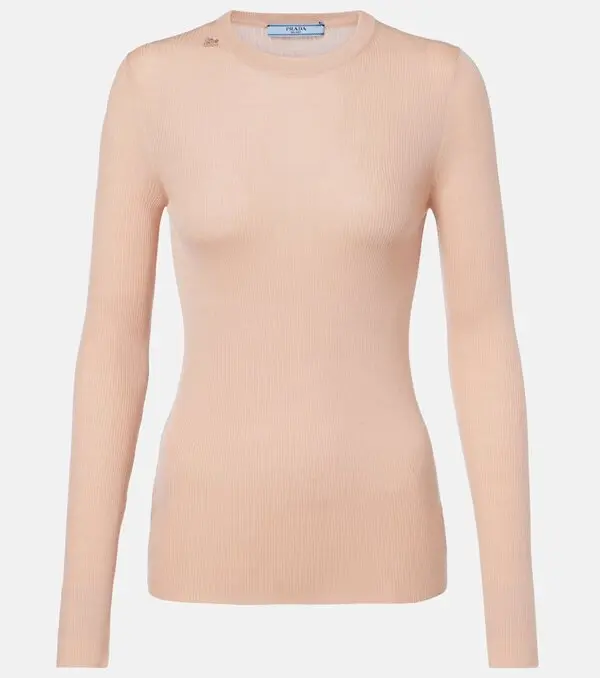 Prada Virgin Wool Sweater - Pink