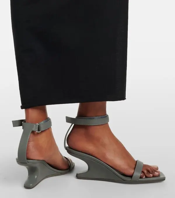 Rick Owens Cantilever Leather Sandals