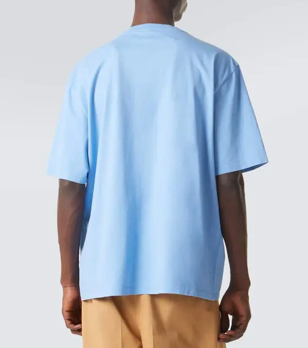 Loewe Anagram Cotton Jersey T-shirt - Blue
