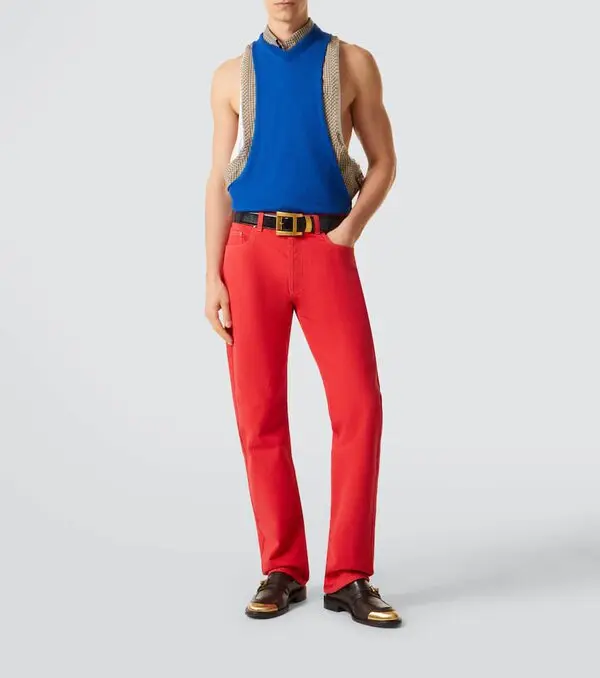 Versace Straight Jeans - Red