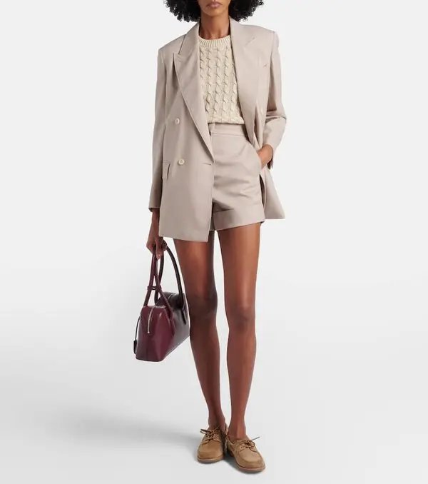Max Mara Talamo Cable-knit Linen Sweater - Beige