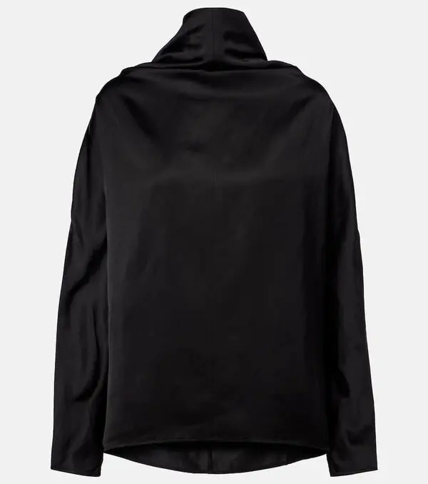 TOTEME Draped Satin Blouse